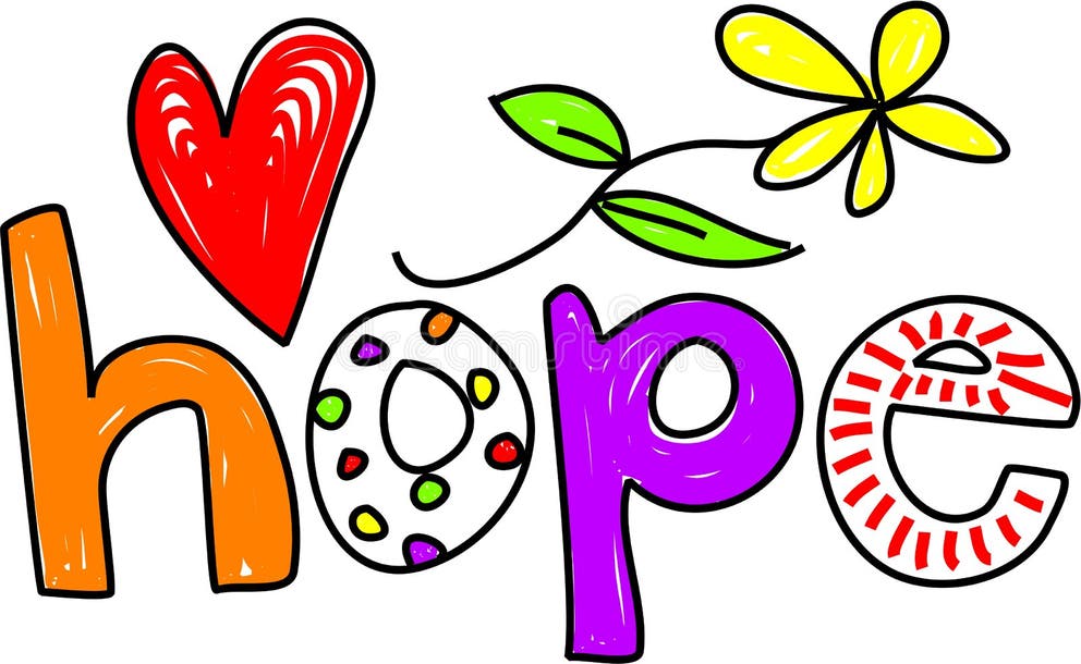 Hope stock vector. Illustration of decoration, greeting - 4115020