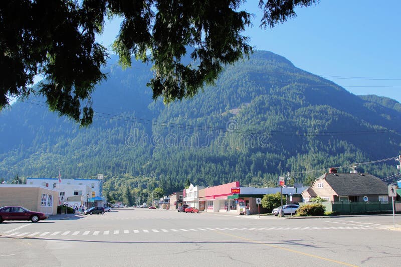 HOPE, CANADA - July 14, 2018: Scaur at Othello Tunnels in the ...