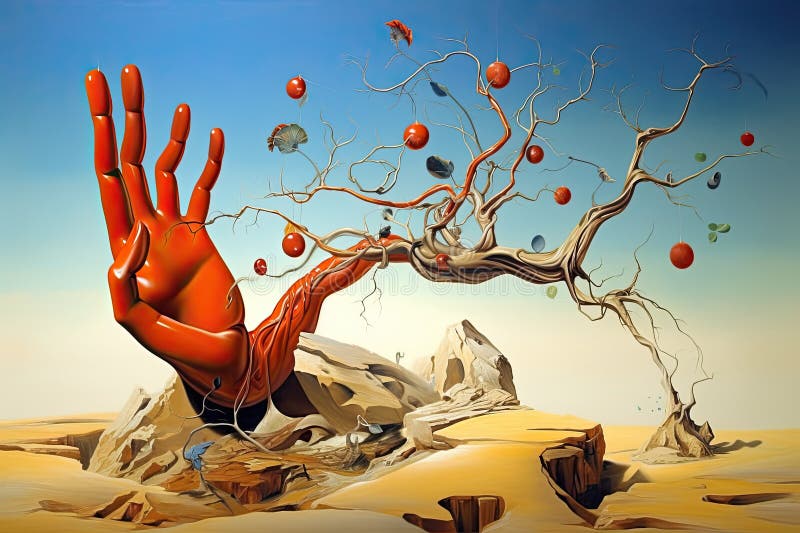 Hope Concept, Illustration in Abstract Avant-garde Style Stock ...