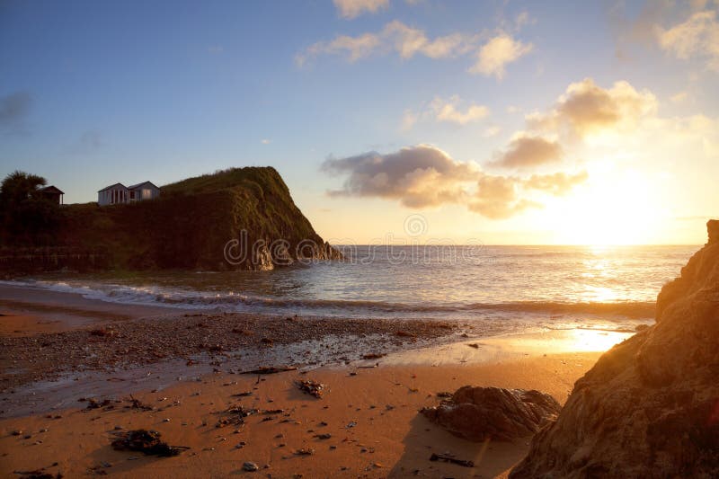 Hope Cove , South West Coastal Path , Devon Stock Photo - Image of ...