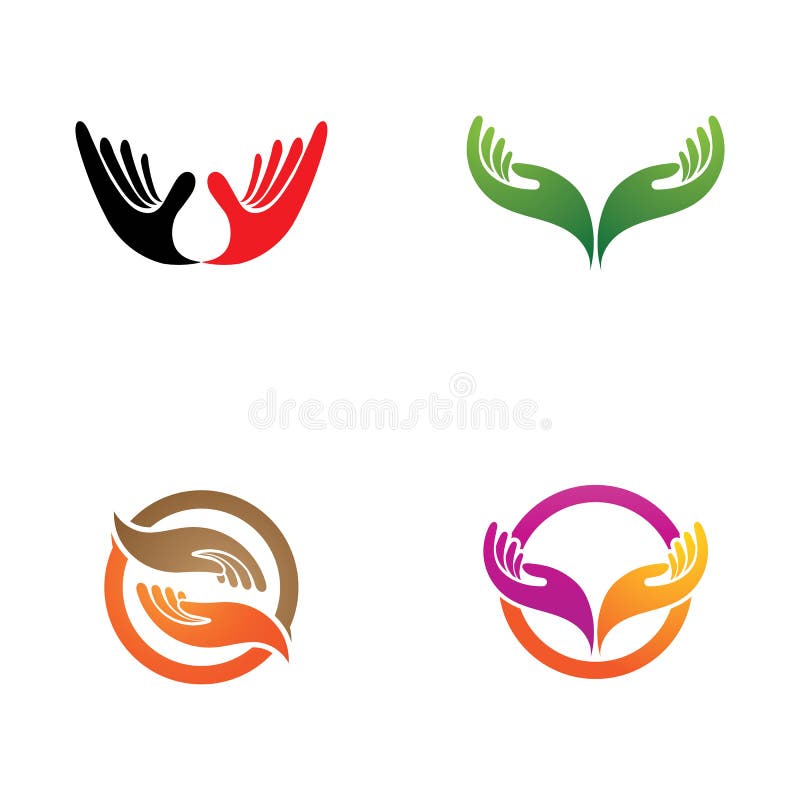Hope Hand Logo Symbol Vector Image Stock Vector - Illustration of ...