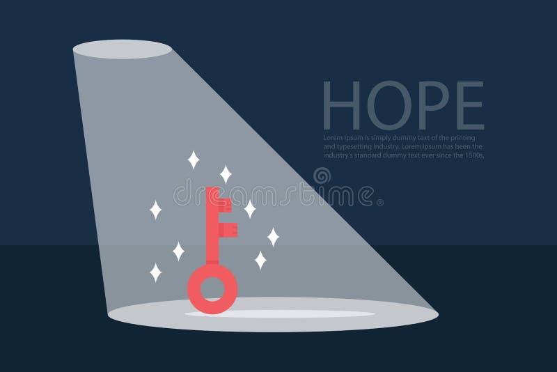 Hope stock vector. Illustration of keyhole, black, magic - 47366281