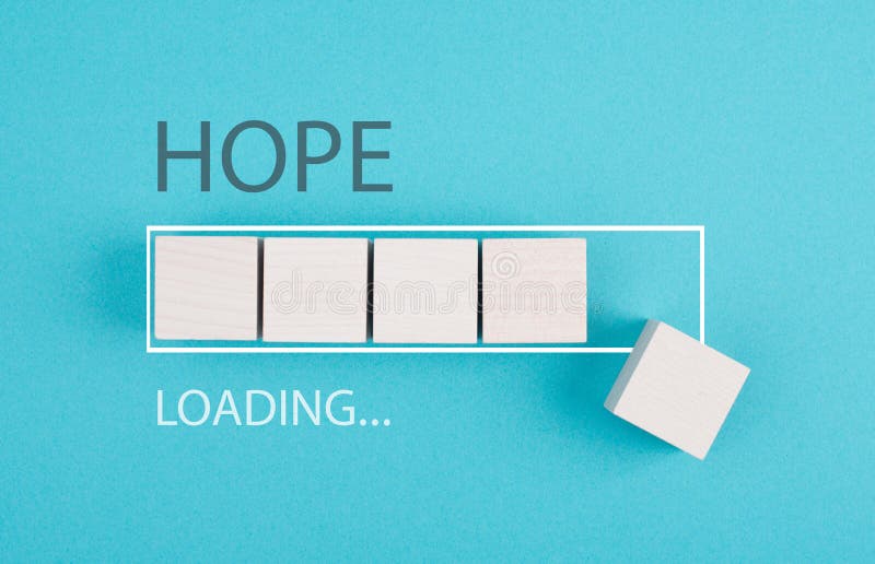 Hope Loading, Trust and Believe Concept, Having Faith in the Future ...