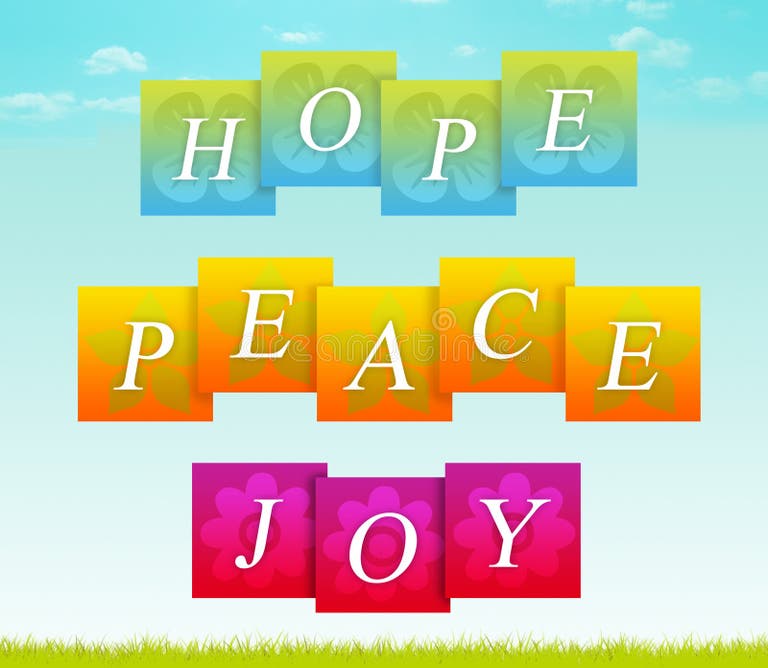 Hope Joy Peace Stock Illustrations – 27,877 Hope Joy Peace Stock ...