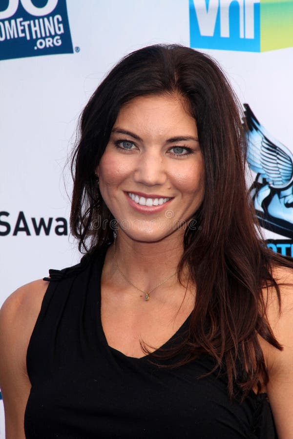 Hope Solo editorial stock image. Image of solo, hangar - 26540239