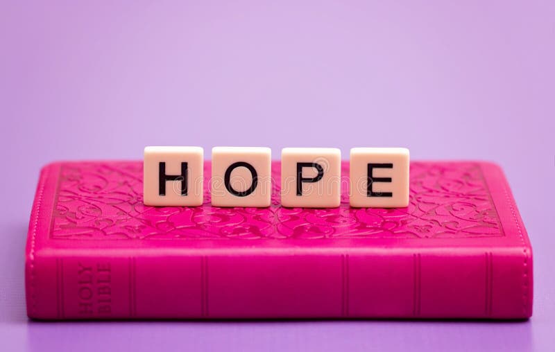 Hope Spelled in Wooden Type Set Block Letters Stock Photo - Image of ...