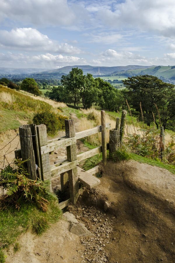Hope Valley Stile stock image. Image of nature, peak - 200602653