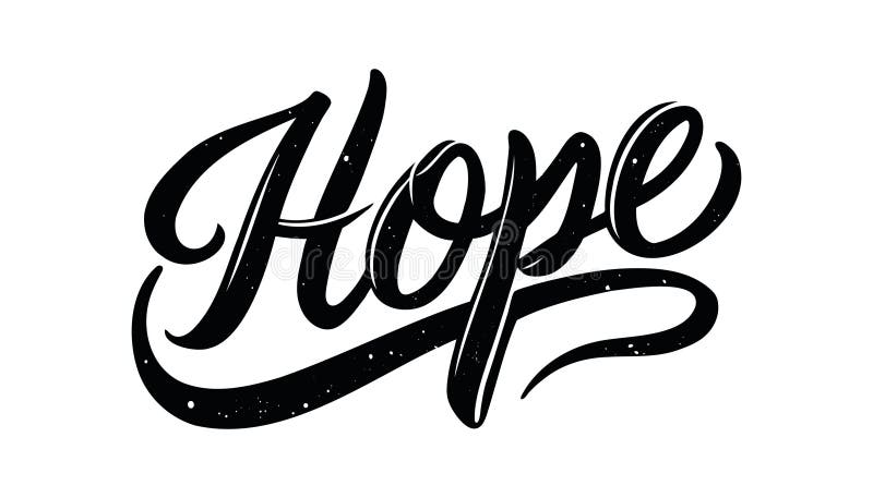 Hope Calligraphy Stock Illustrations – 12,023 Hope Calligraphy Stock ...