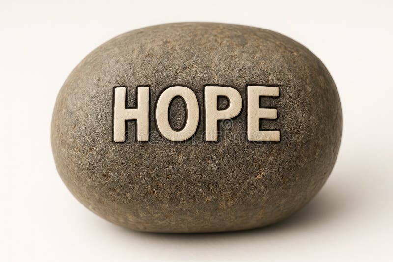 Hopeful Stone a Symbol of Optimism and Resilience a Reminder of ...