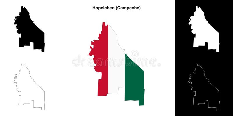 Hopelchen Outline Stock Illustrations – 4 Hopelchen Outline Stock ...