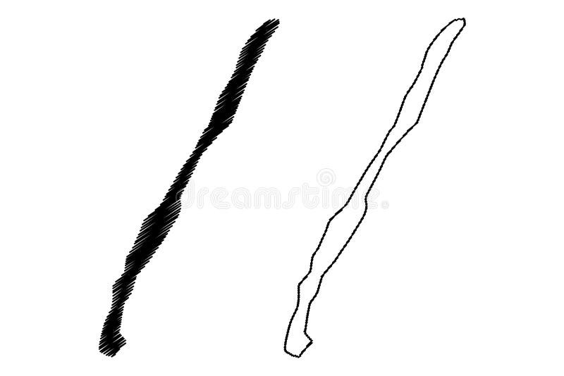 Hopen Island Kingdom of Norway, Svalbard Archipelago Map Vector ...