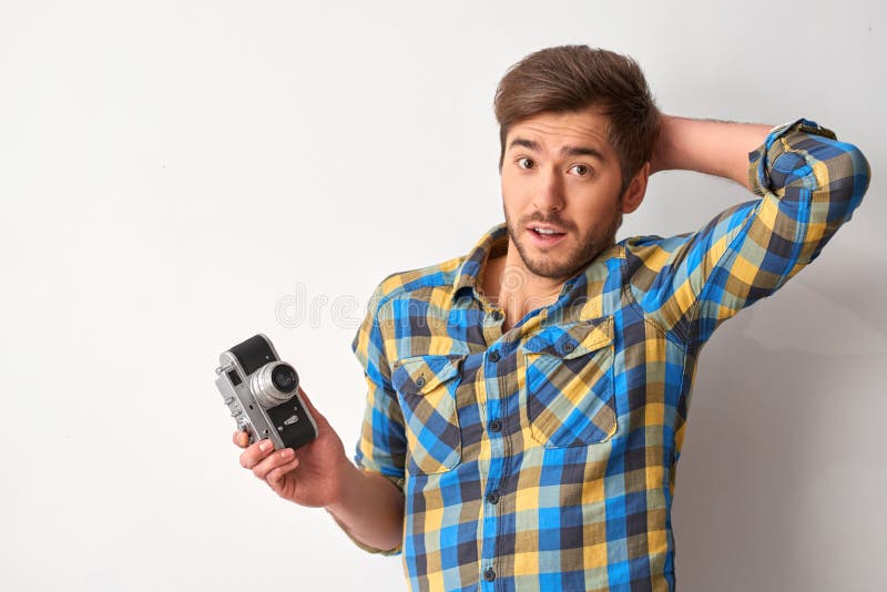 Hoping he Does Everything Right. Stock Image - Image of strange ...