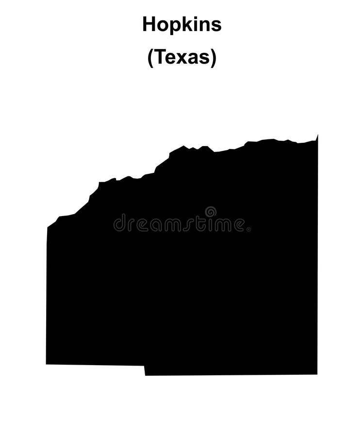 Hopkins outline map stock vector. Illustration of shape - 361792053