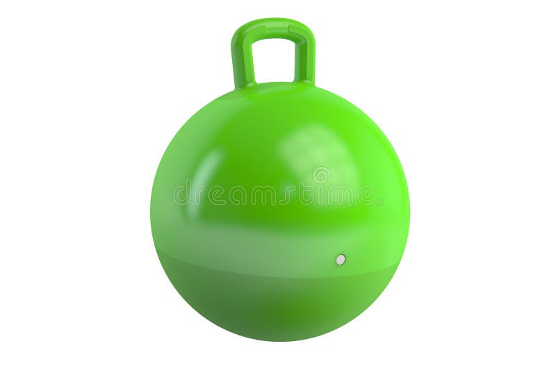 Hopper Ball, 3D rendering stock illustration. Illustration of aerobic ...