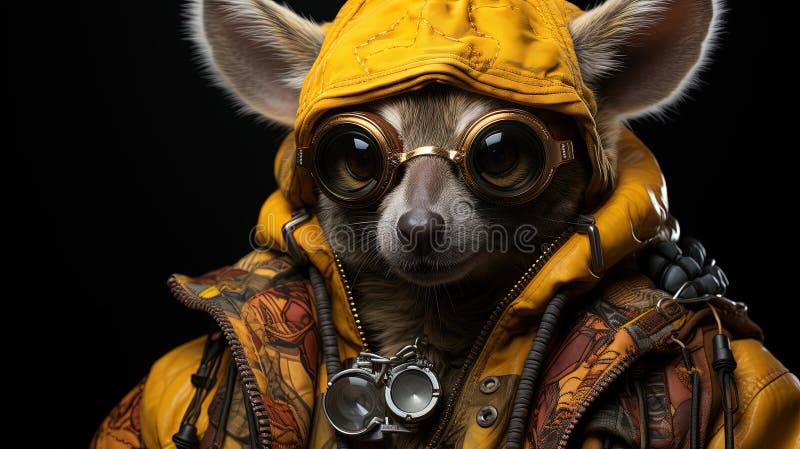 Hopper the Hip-Hop Kangaroo Stock Illustration - Illustration of ...