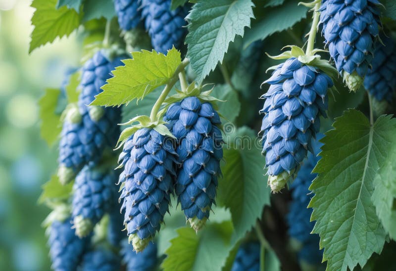 Hops Background. Hops (Humulus Lupulus, SYBILLA) Background Stock ...