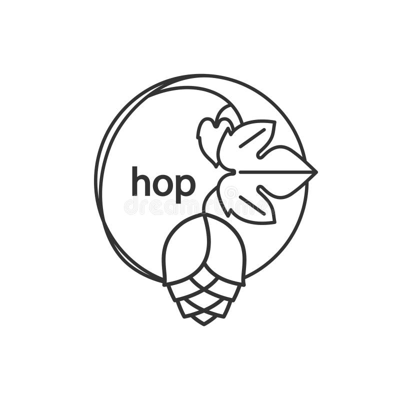 Hops Line Drawing Stock Illustrations – 404 Hops Line Drawing Stock ...