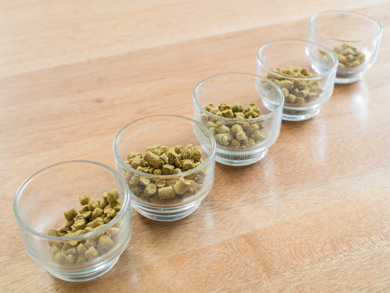 Hops Pellets Used for Brewing Beer Stock Image - Image of brewery, hops ...
