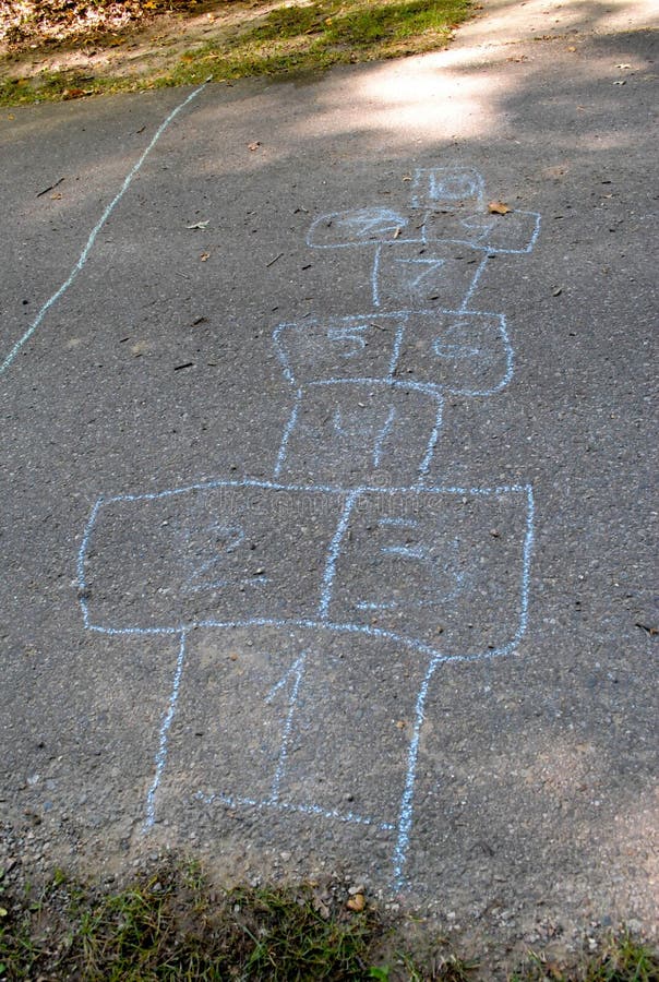 Hopscotch στοκ εικόνα. εικόνα από - 45219619