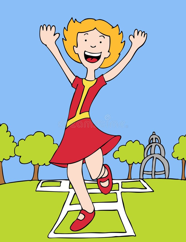 Cartoon Hopscotch Stock Illustrations – 780 Cartoon Hopscotch Stock ...