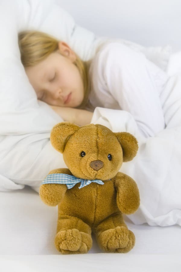 Hora de dormir imagen de archivo. Imagen de cabrito, muchacha - 5191333