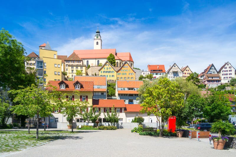Horb, Germany stock photo. Image of cityscape, church - 94736622