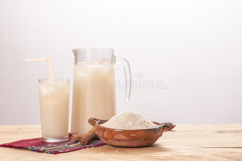 Horchata of rice. stock photo. Image of delicious, guatemalan - 73864822