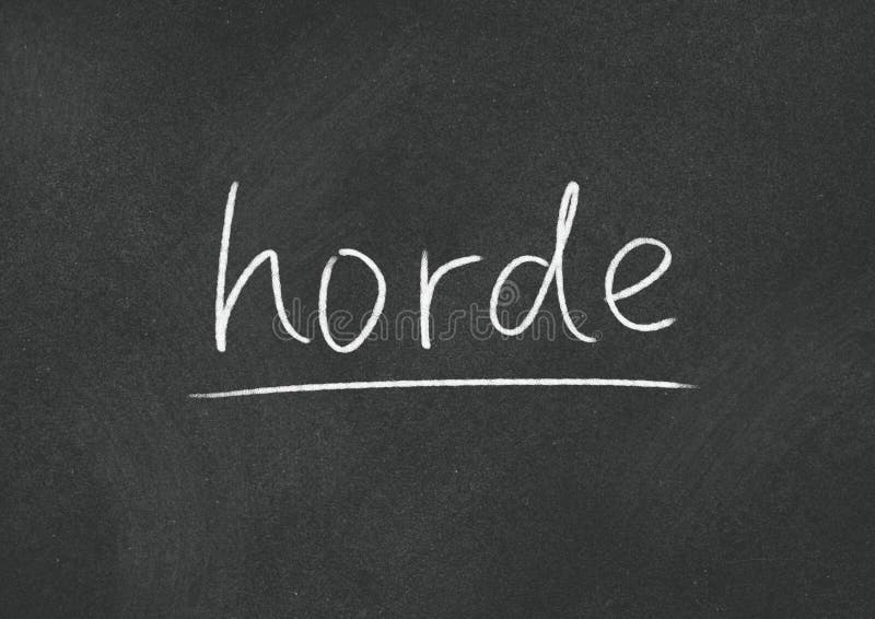 Horde stock photo. Image of education, word, concept - 164976212