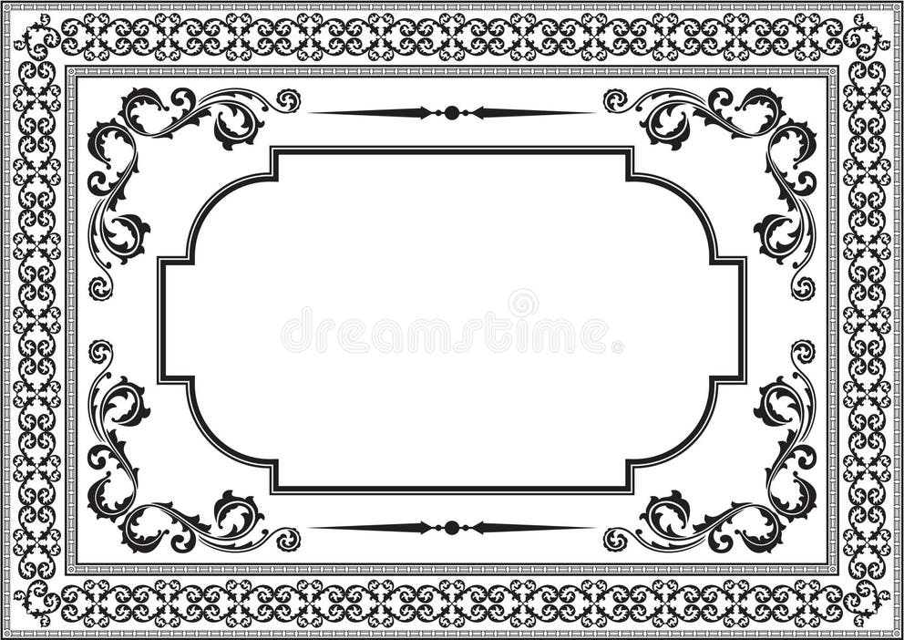 Victorian Photo Border Shape Stock Illustrations – 35,857 Victorian ...