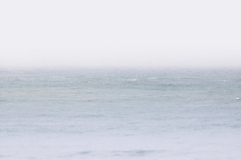 Horizon Above Atlantic Ocean with Fog Stock Photo - Image of atlantic ...