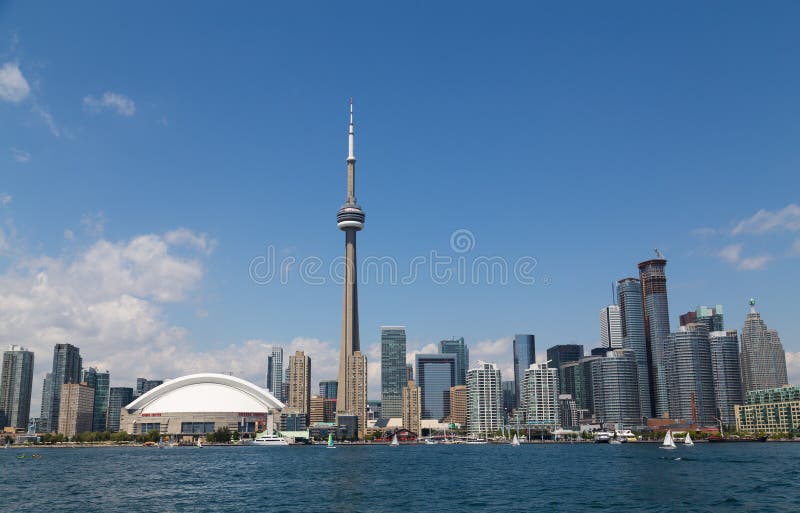 Horizon De Toronto Pendant Le Jour Image stock éditorial - Image du ...