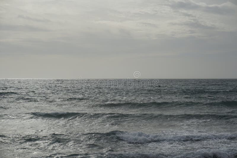 Horizon. Sea and Waves. Endless Open Spaces and Wind Stock Image ...