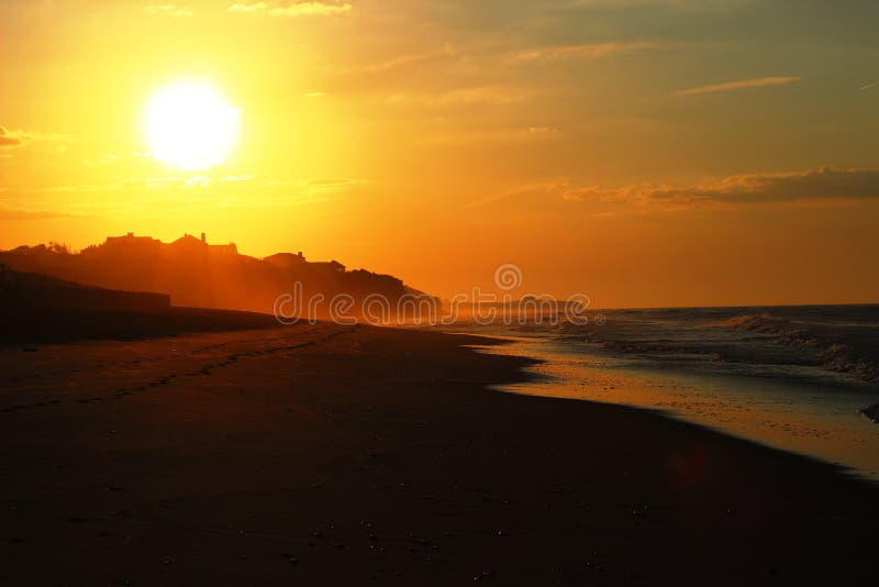 Horizon, Sky, Sunset, Sun stock image. Image of sand - 135807123