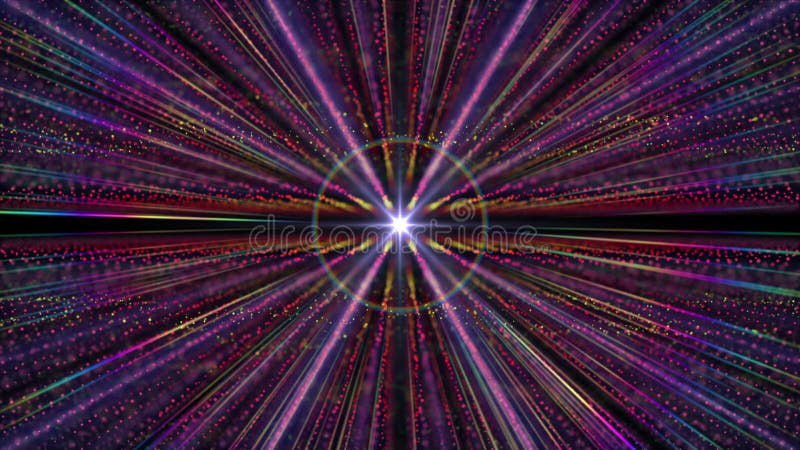Horizon in Space Particle Light Stock Video - Video of modern, glow ...
