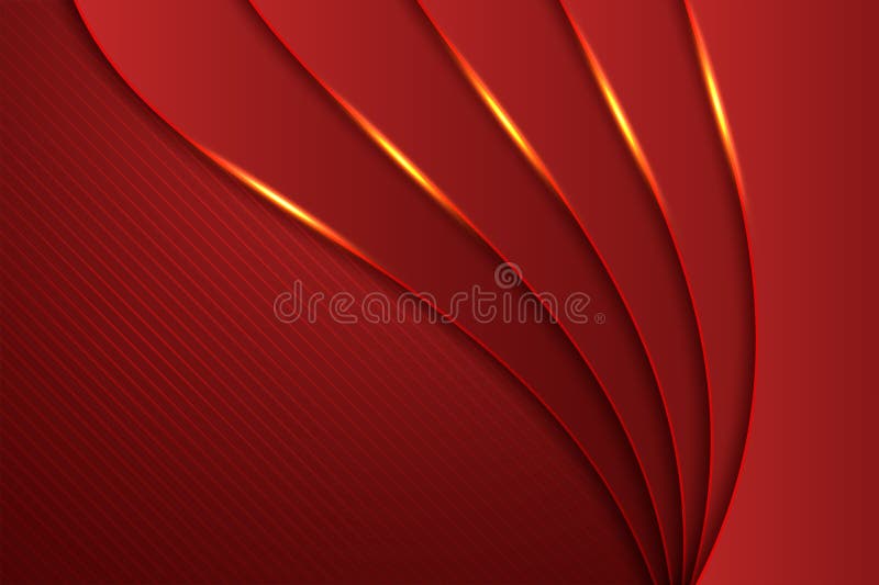 Horizontal Abstract Background in Red Color Stock Vector - Illustration ...