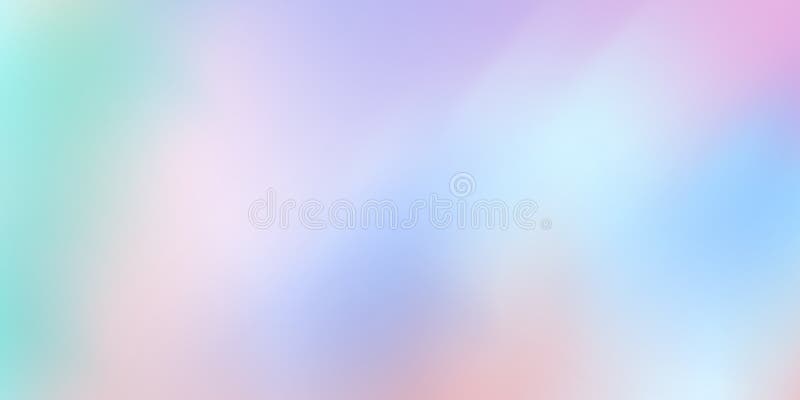 Horizontal Abstract Pastel Color Hologram Background Stock Vector ...