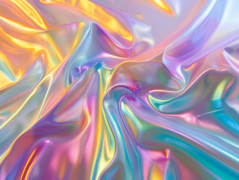 Abstract Horizontal Holographic Texture Design Pastel Colors for ...