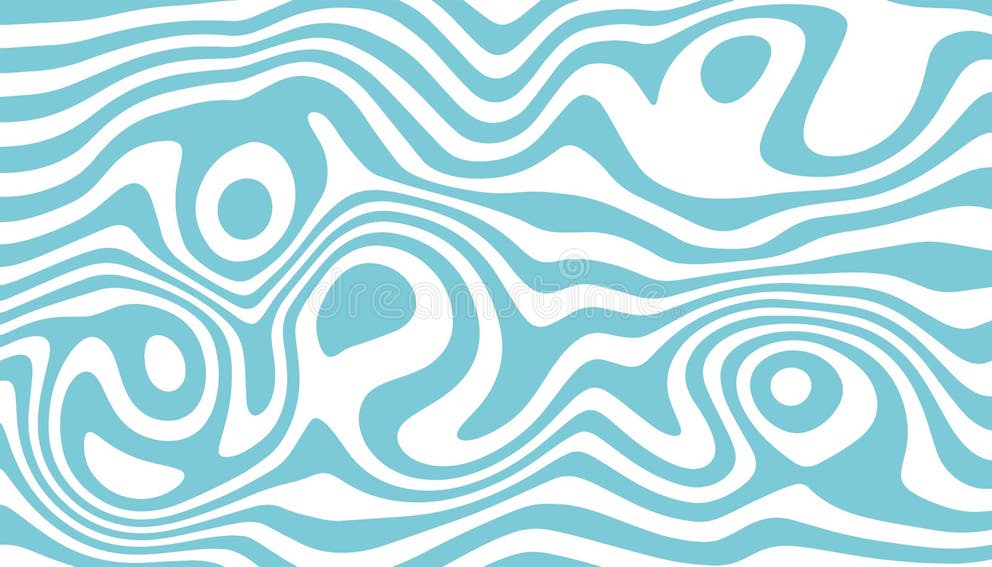 Horizontal Abstract Waves with Fluid Striped Flow. Soft Undulating ...