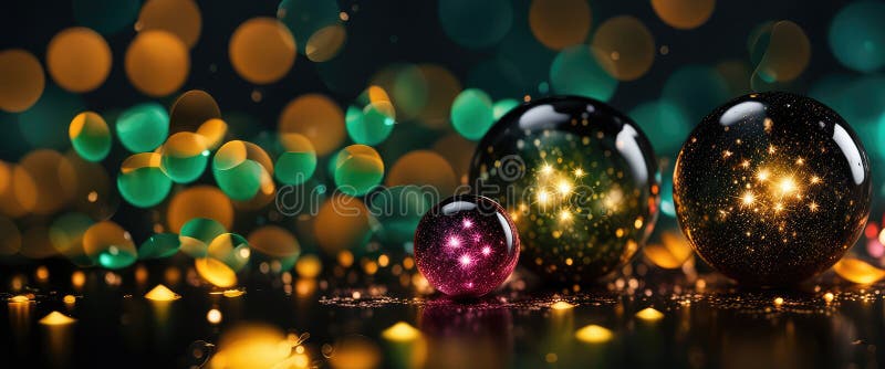 Horizontal Anamorphic Display Bokeh Concept for Background Stock ...