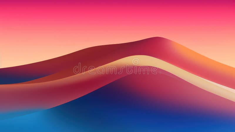 Horizontal Angle. Gradients of Beautiful Colors. Illustration Picture ...