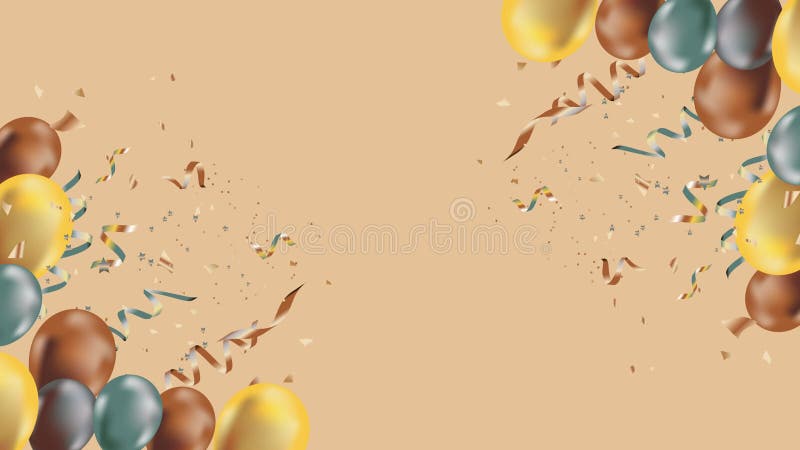 Horizontal Animated Carnival Festive Background Stock Video - Video of ...