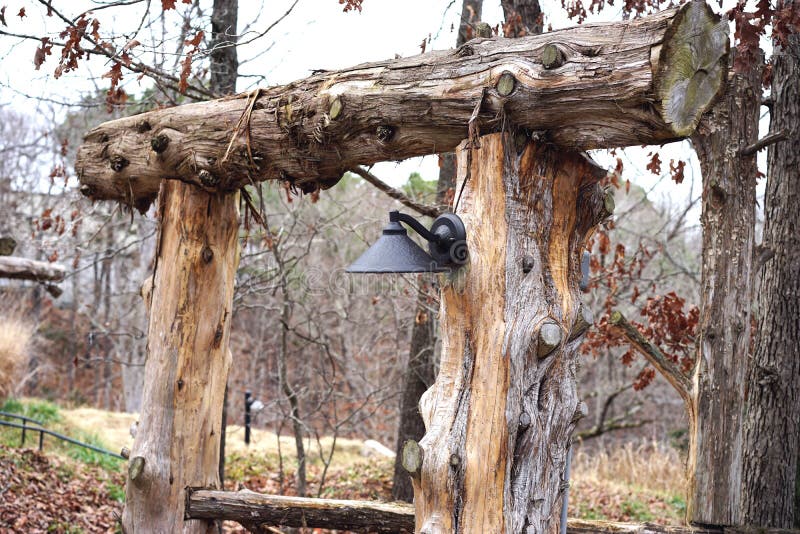 A Timber Lintel Makes Any Entrance Rustic Stock Image - Image of rustic ...