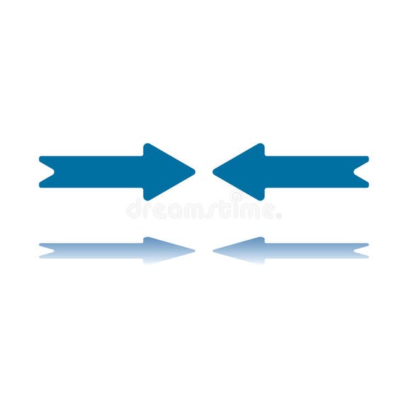 Arrows Each Other Stock Illustrations – 779 Arrows Each Other Stock ...