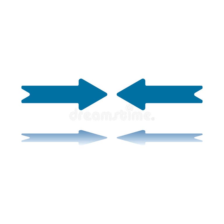 Arrows Each Other Stock Illustrations – 779 Arrows Each Other Stock ...