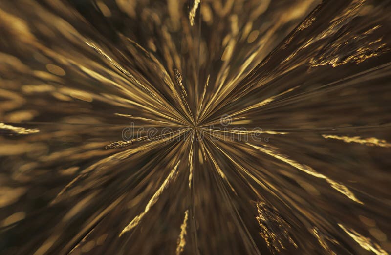 Yellow and Brown Graphic Design. Starburst Pattern Stock Illustration ...