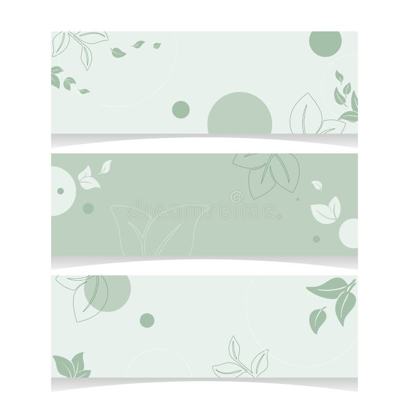 Horizontal Background with Foliage and Greenery, with Copy Space Stock ...