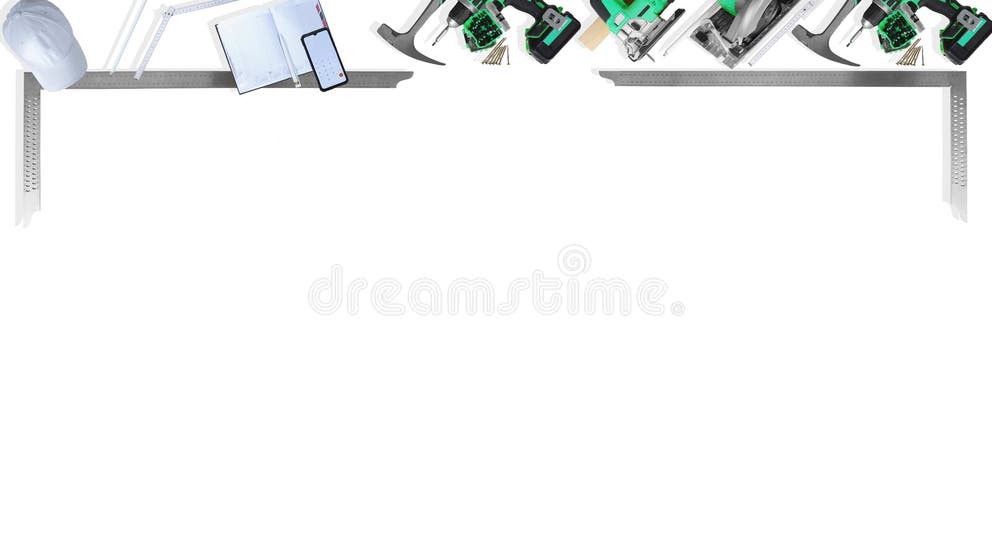 Banner Design of Construction Worker,craftsman,builder Tools for ...