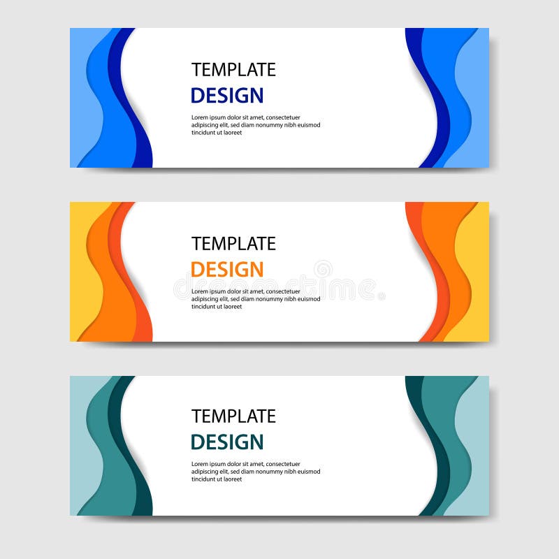 Teardrop banner indesign template - purchaselasopa