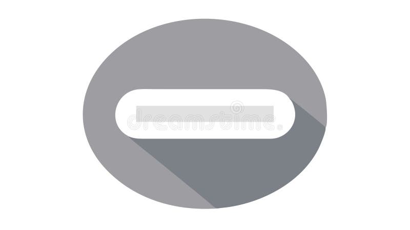 Horizontal Bar Placeholder Icon, Interface and Layout Symbol, Vector ...