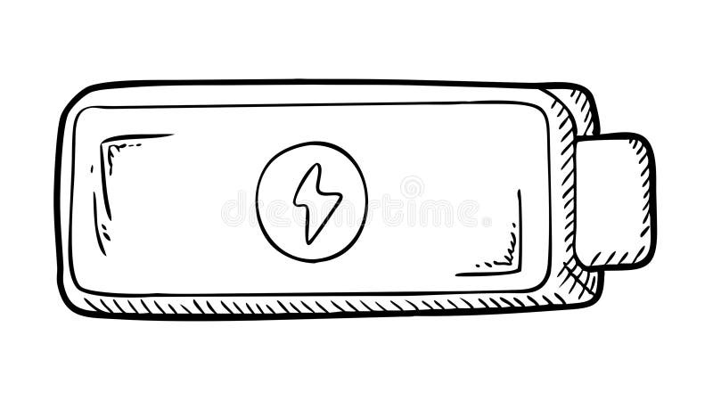 Horizontal Battery Charging Indicator Icon, Vector Design Generative AI ...